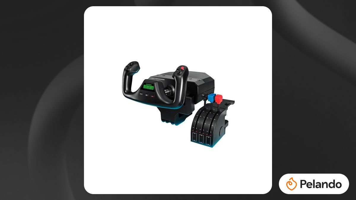 Por R$ 1.395: Logitech G Flight Simulator Yoke System with Throttle ...