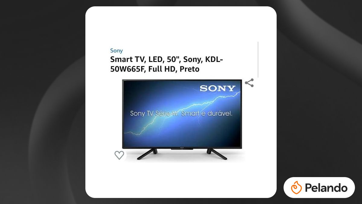 Por R$ 1.699: Smart tv full hd sony 50" | Pelando