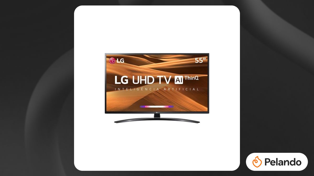 Por R$ 2.076: Smart TV LG 55" 55UM7470 UHD 4K + Controle Smart Magic ...