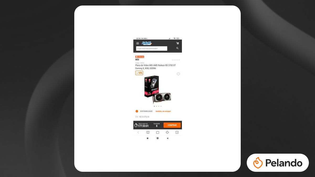 Por R$ 2.350: Placa de Vídeo MSI AMD Radeon RX 5700 XT Gaming X, 8GB ...