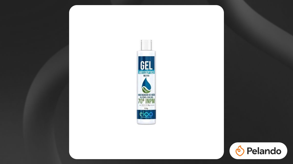 Por R$ 8,00: Álcool em Gel Eico Antisséptico Neutro 70 - 120g - R$8 ...