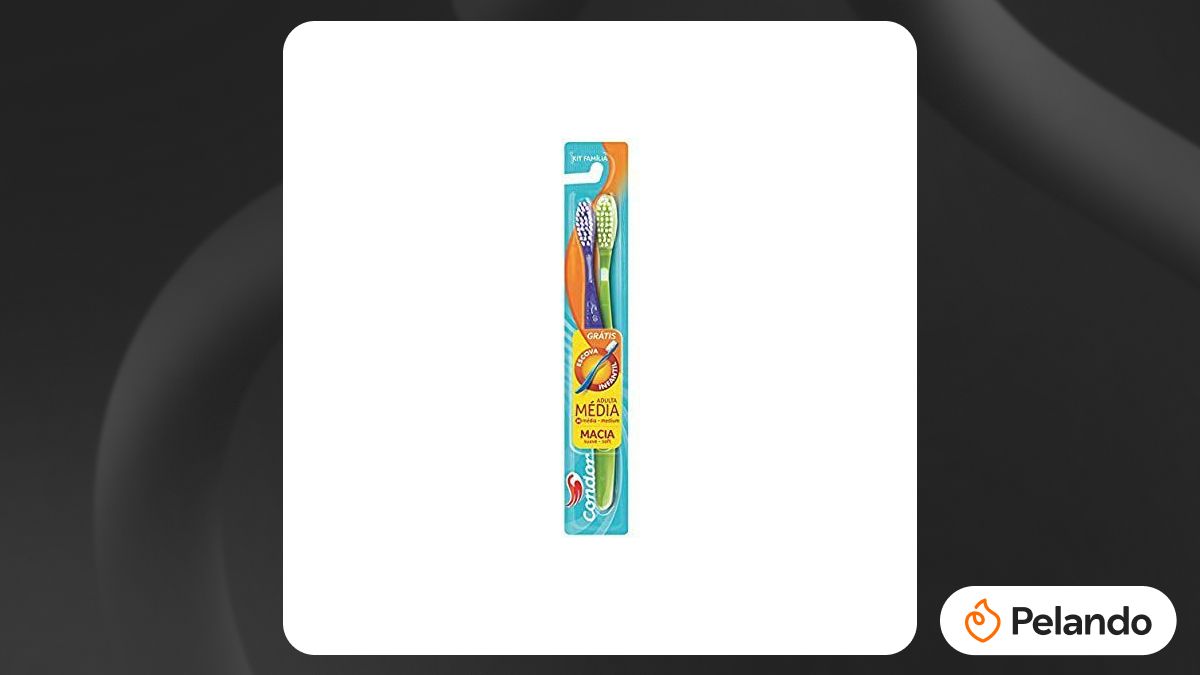 Por R$ 2,00: [Prime] Escova Dental Kit Família, Condor, Multicor | R$ 1 ...