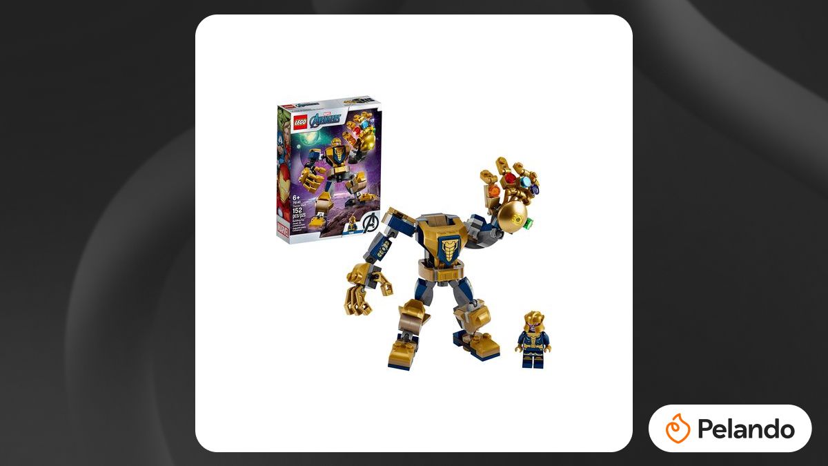 Por R$ 59,00: Kit de Construção LEGO Marvel Avengers Robô Thanos (152 ...