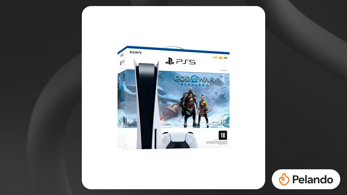 Por R$ 3.719: Console PlayStation 5 Standard Edition Branco + God Of ...