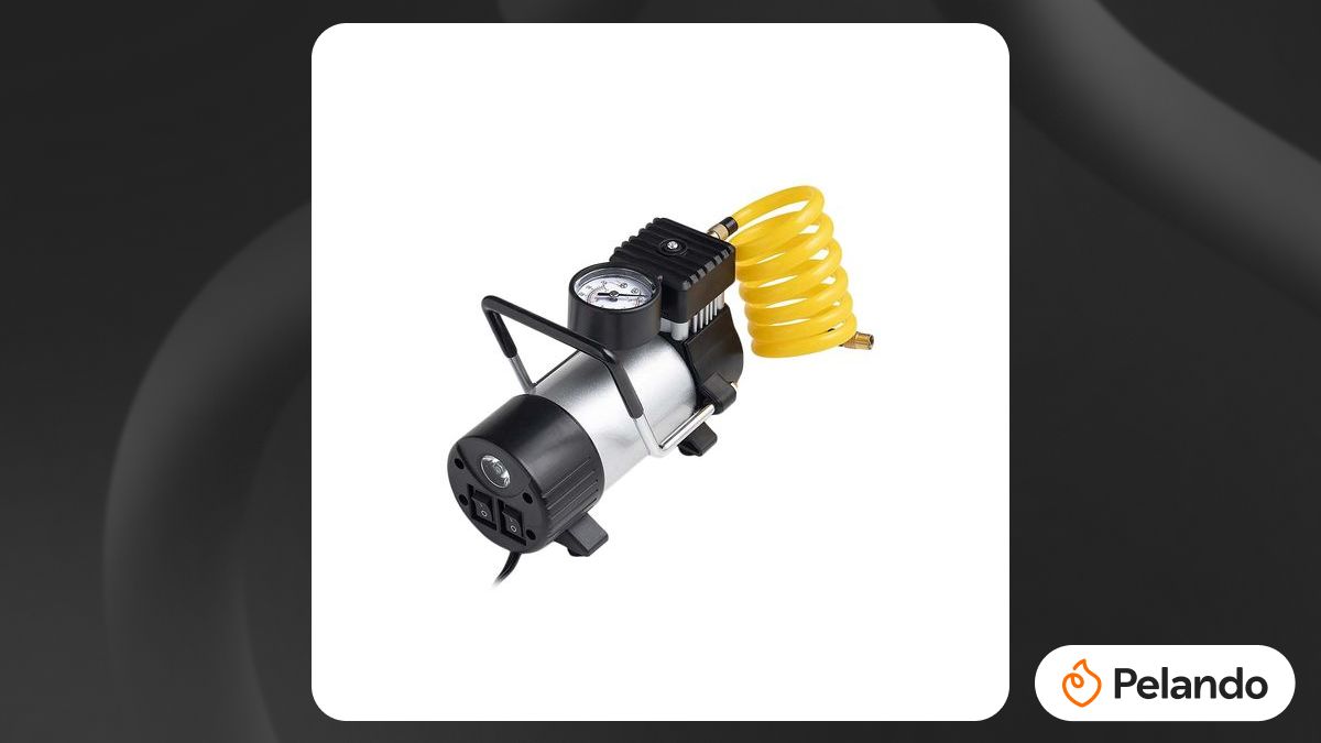 Por R$ 89,00: Compressor de Ar Automotivo 12v Vazão 20l/Min Pressão de ...