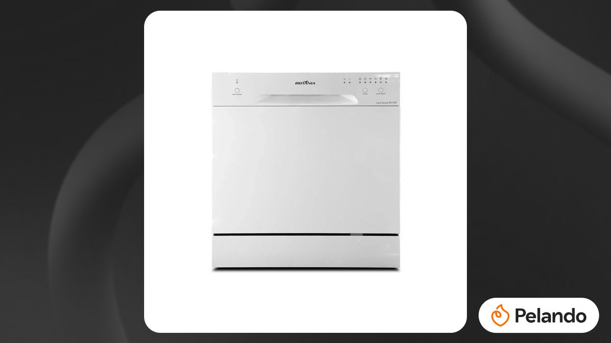 Por R$ 1.184: Lava louças Britânia BLL10B 8 Serviços | Pelando