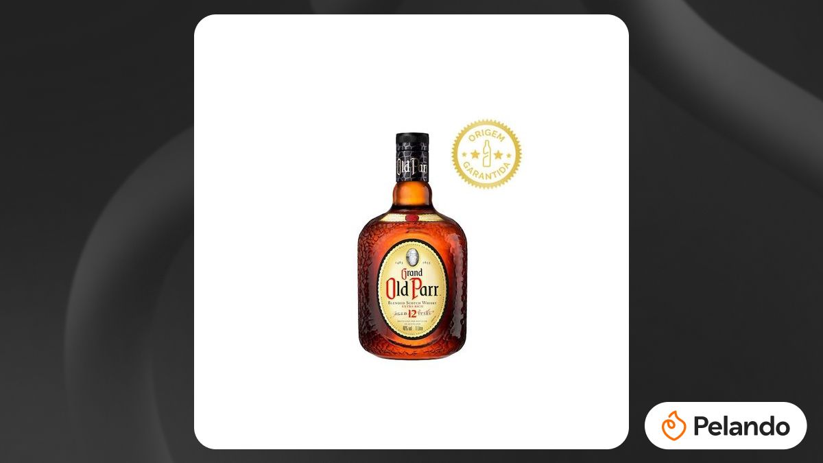 Por R$ 109: Whisky Escocês 12 Anos Garrafa 1 Litro - Grand Old Parr ...