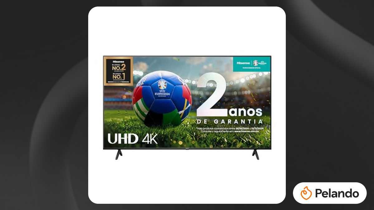 Por R$ 3.848: Smart TV Hisense UHD 4K DLED 70" Polegadas 70A6K com ...