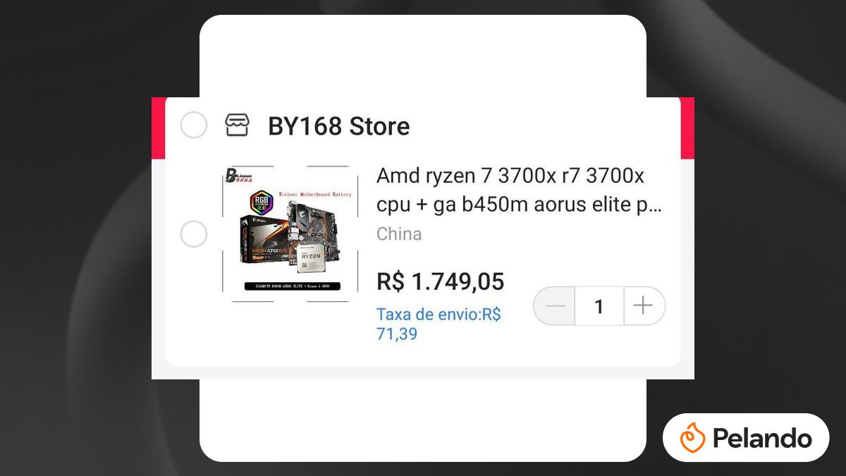 Por R$ 1.698: Amd ryzen 5 3600 + ga b450m aorus elite terno am4 | R ...