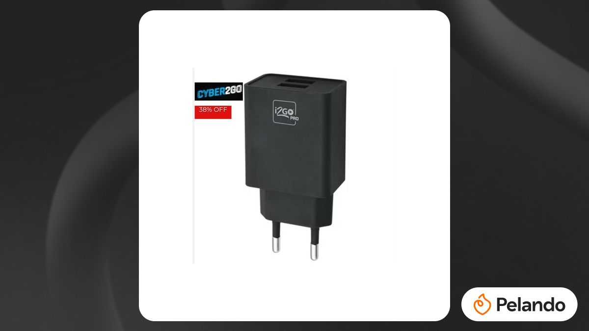 Por R$ 49,90: Carregador De Parede Com 2 Saídas USB I2GO Entrada 100 ...