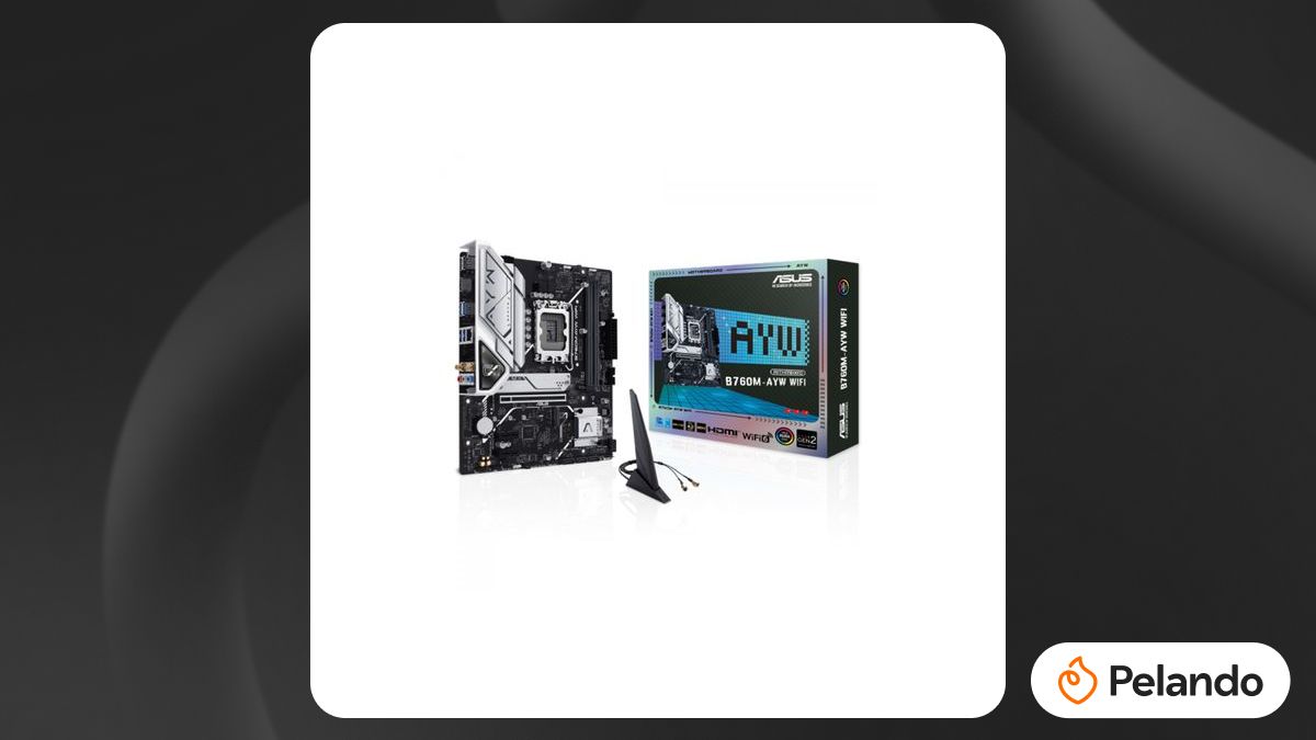 Por R$ 699: Placa Mãe Asus B760M-AYW WIFI, Chipset B760, Intel LGA 1700, mATX, DDR5, 90MB1FK0 ...