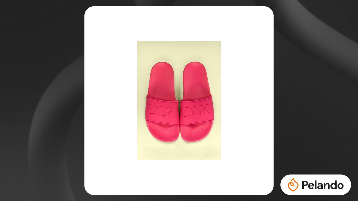 Por R$ 73,00: Chinelo slide rosa neon | R$73 | Pelando
