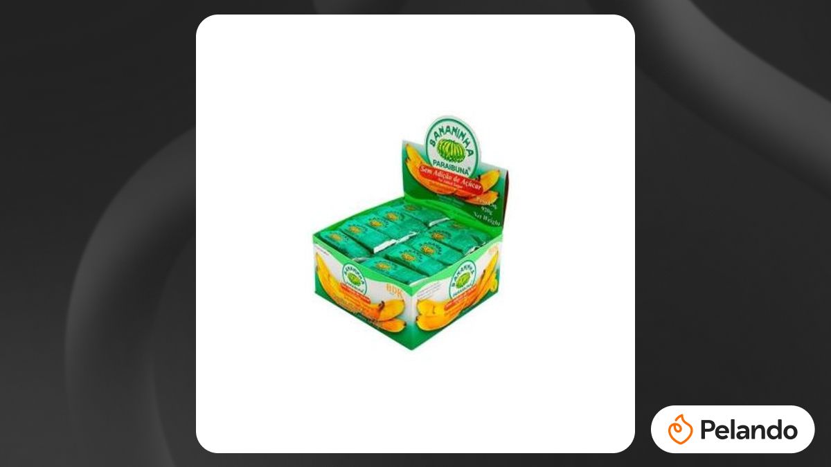 Por R$ 3,00: Bananinha Paraibuna sem Açúcar Caixa 40x23g | R$3 | Pelando