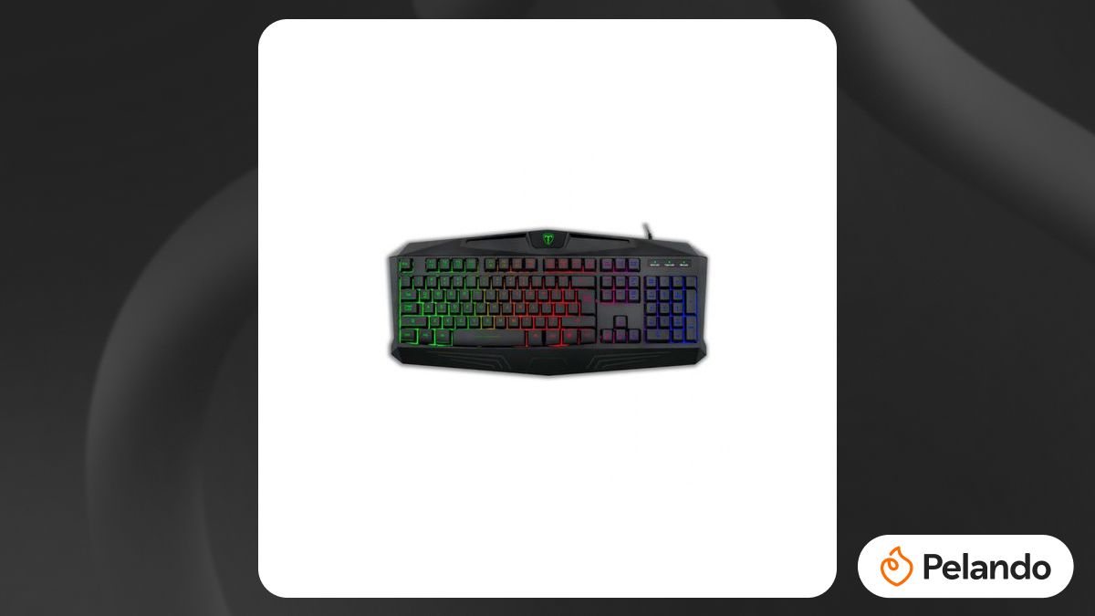 Por R$ 99,00: Teclado Gamer T-Dagger Tanker, Rainbow, Black, T-TGK106 ...