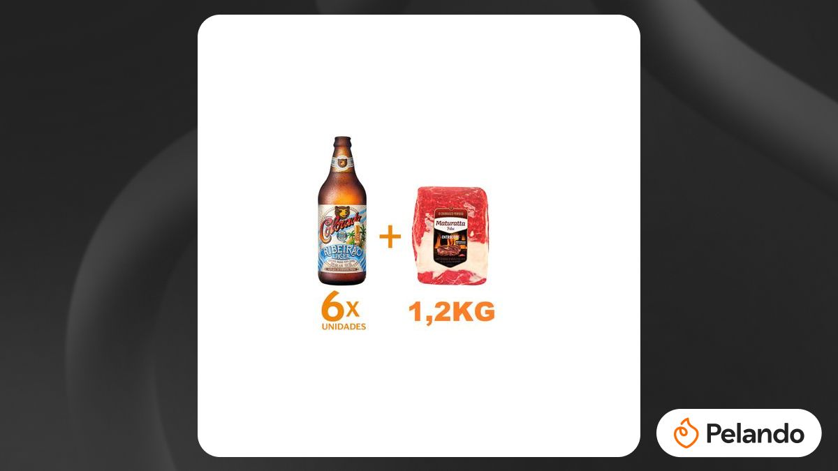 Por R$ 63,86: Kit 6 Cervejas Colorado Ribeirão Lager 600ml + Entrecote ...