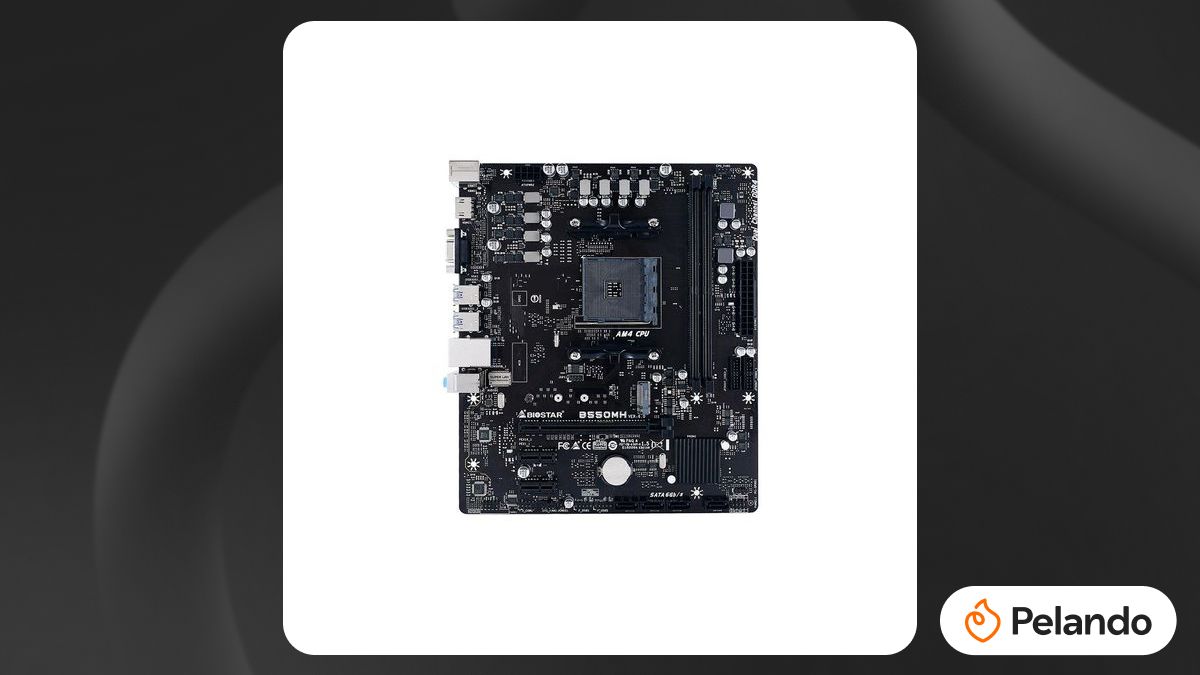 Por R$ 639: PLACA MÃE BIOSTAR B550MH DDR4 SOCKET AM4 CHIPSET AMD B550 ...