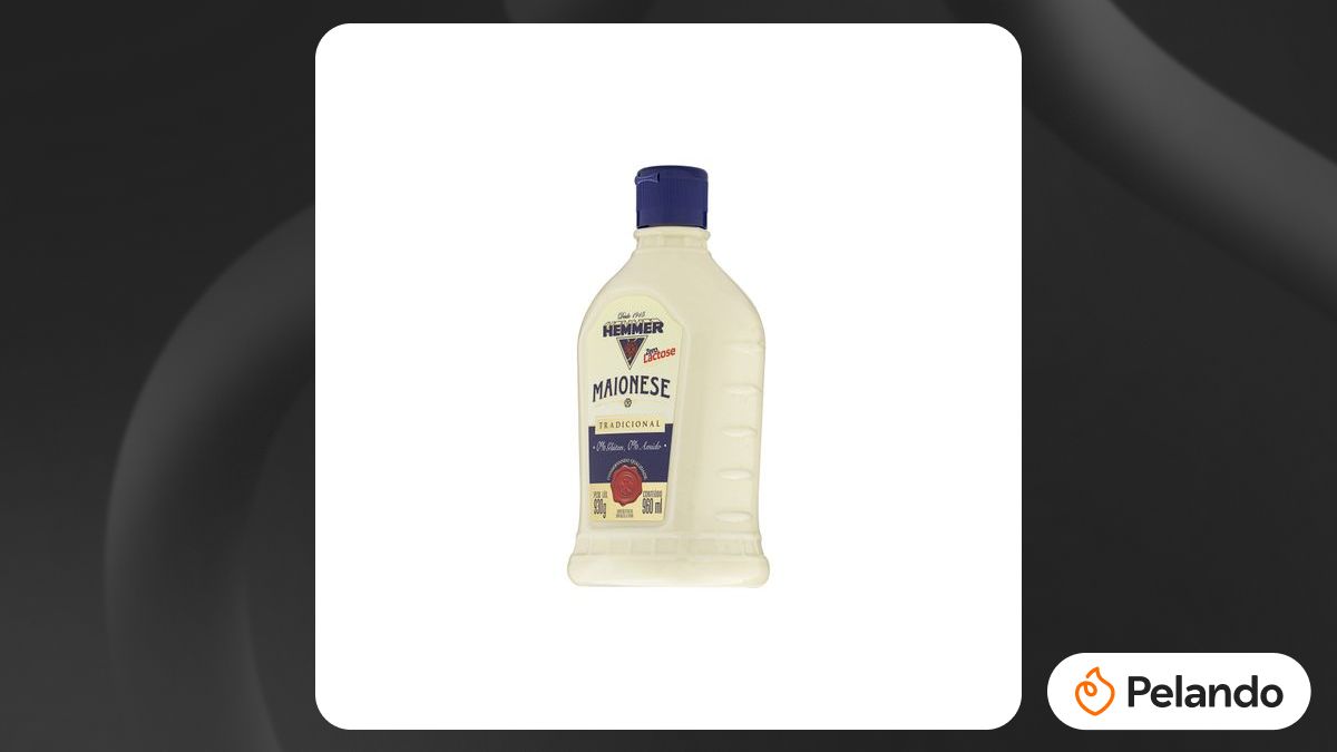 Por R$ 10,90: **Somente SP ** Maionese Hemmer 930gr s/ lactose | R$11 | Pelando