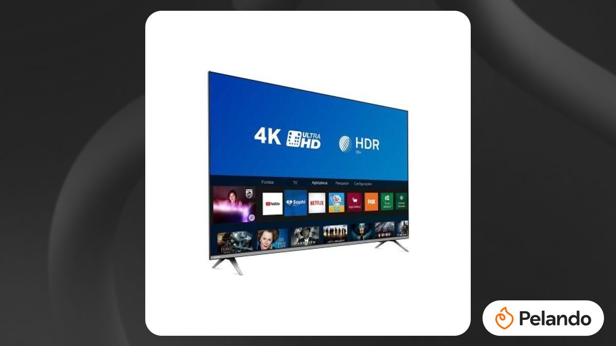 Por R$ 2.041: SMART TV PHILIPS 50" PUG6654/78 | R$2.042 | Pelando
