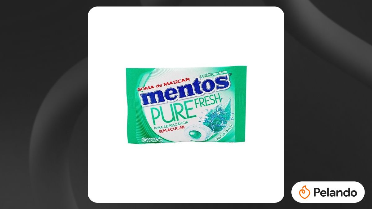 Por R$ 1,07: [PRIME] Chiclete Mentos Pure Fresh WintherGreen | R$1,07 ...