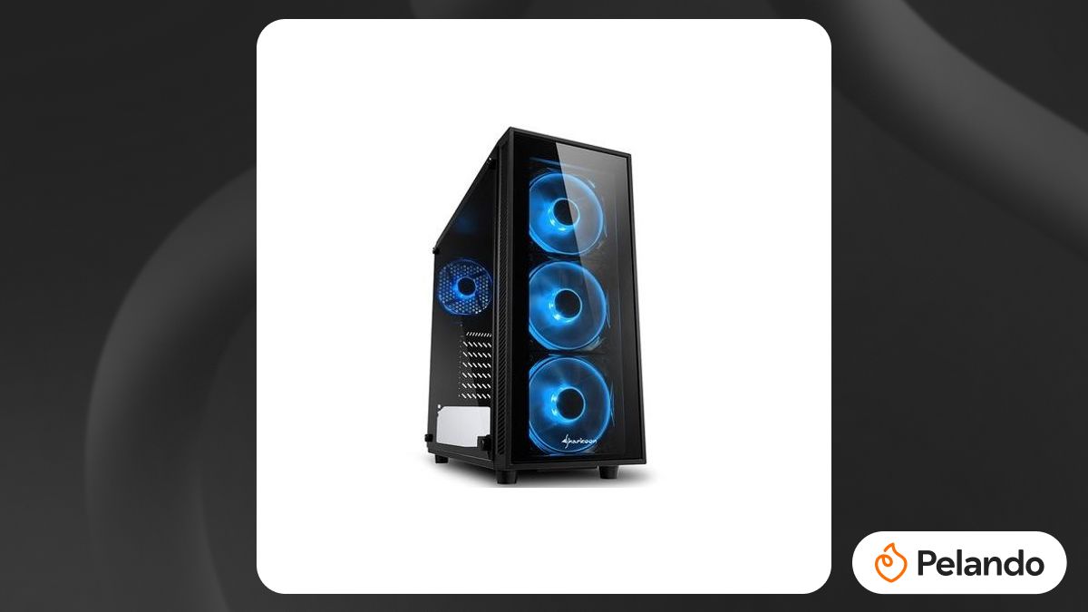 Por R$ 320: Gabinete Gamer Sharkoon TG4 Blue Mid Tower, USB 3.0, 4 Fans ...