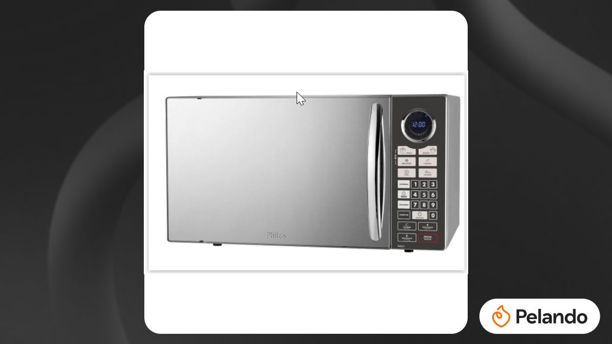 Por R$ 410: [Reembalado] Microondas Philco PME31 Espelhado 30L | R$ 410 ...