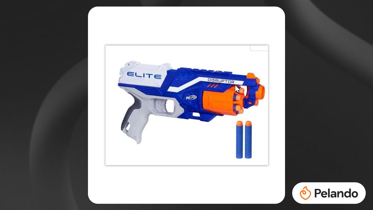 Por R$ 64,00: Lançador de Dardos Nerf Hasbro N-Strike Elite Disruptor ...
