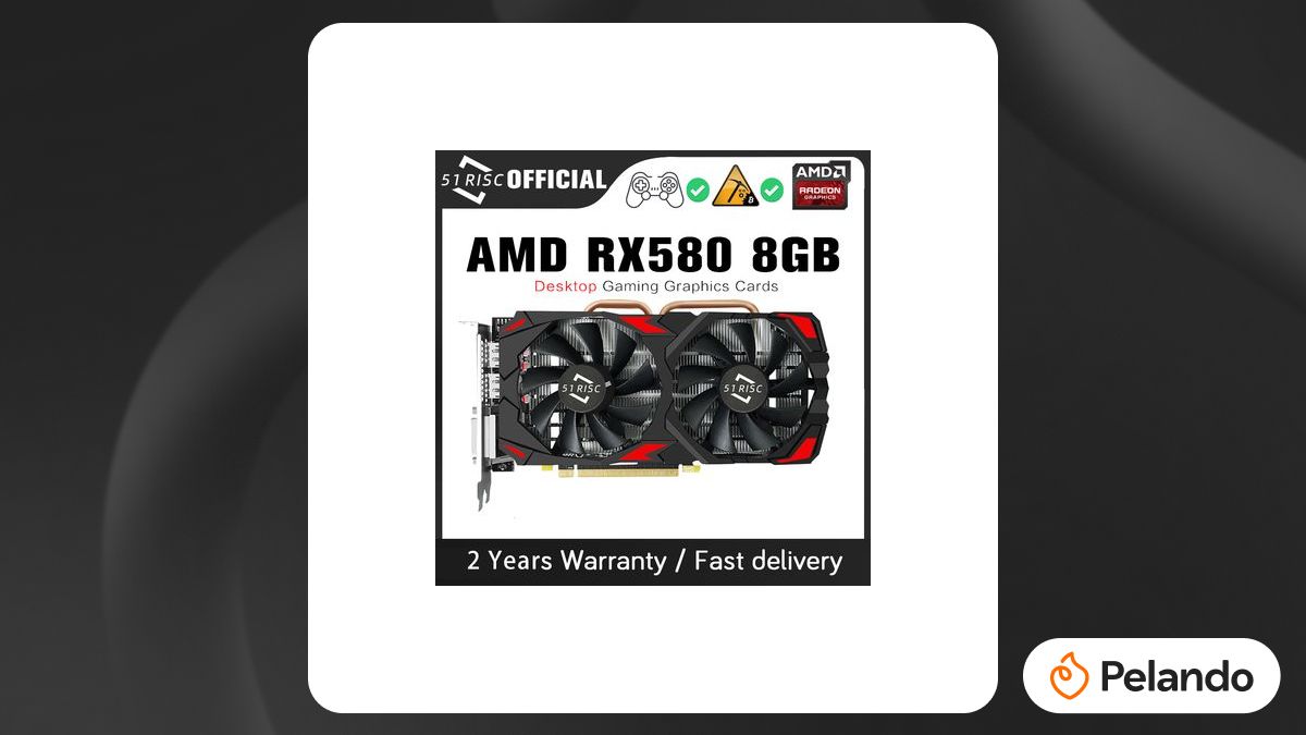 Por R$ 596: Placa de Vídeo Mllse 51risc RX580 8GB 256bit 2048sp GDDR5 ...