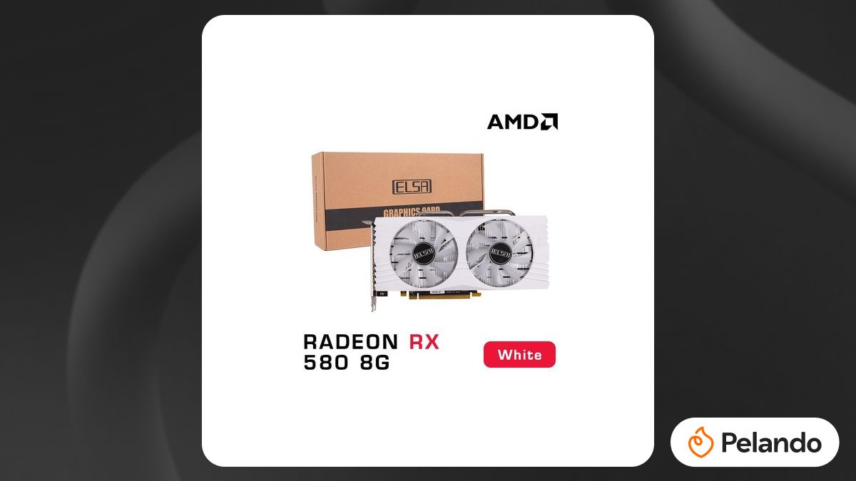 Por R$ 291: Placa gráfica Radeon RX 580 ELSA White, 8GB, GDDR5 | Pelando