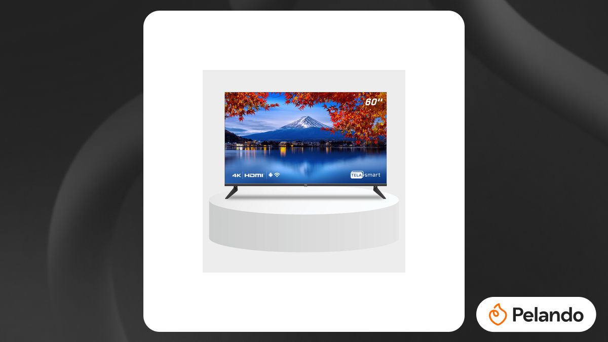 Por R$ 2.498: Smart Tv Hq 60 polegadas Uhd 4k Hdr Android 11 Sistema Ultrasound Design Slim ...