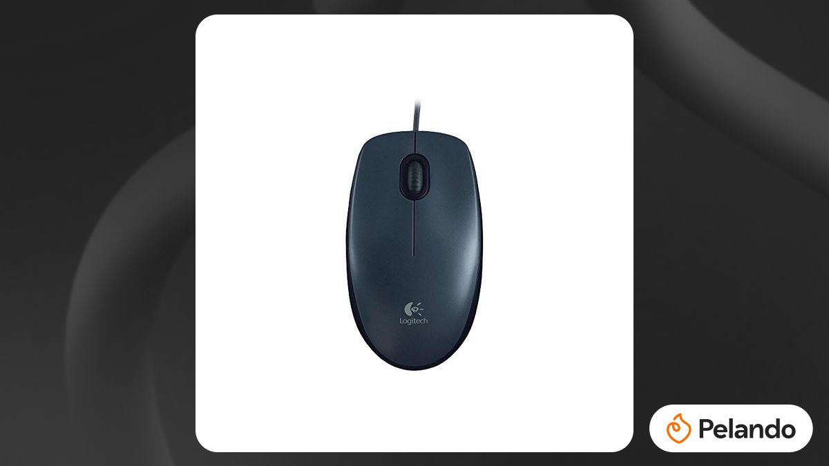 Por R$ 13,28: Mouse com fio USB Logitech M90 - Cinza | Pelando