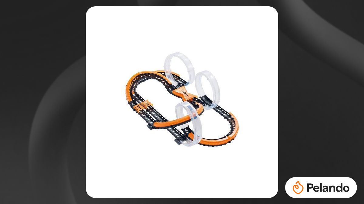 Por R$ 125: Hot Wheels - Wave Racers Pista Triple Skyloop | Pelando