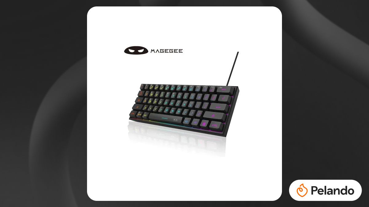 Por R$ 75,54: Teclado Para Jogos Magegee TS91 60% | Pelando