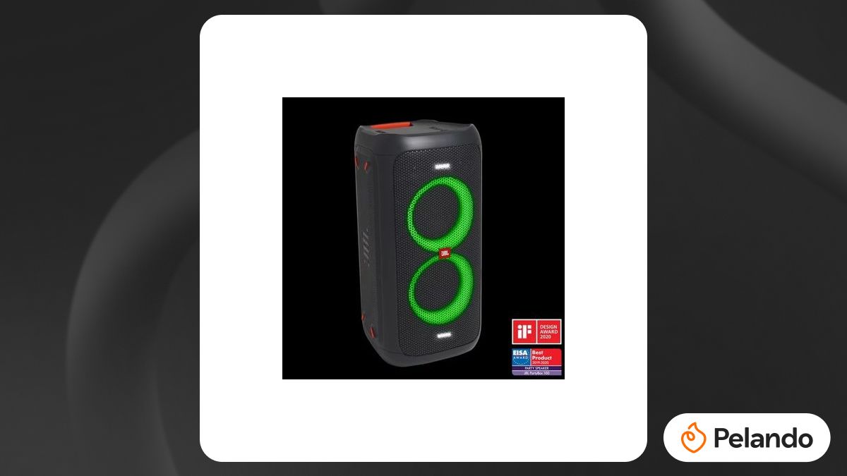Por R$ 1.862: JBL PARTYBOX 100 - 160W - Bluetooth e efeitos de luzes ...