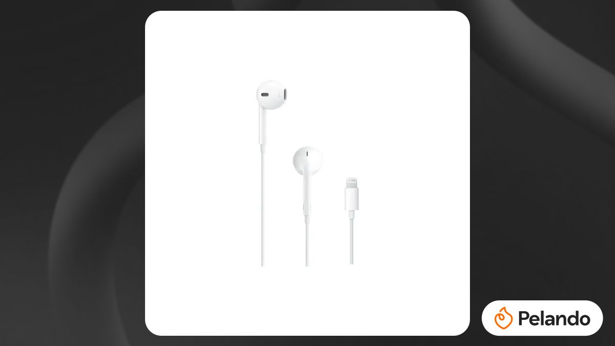 Por R$ 92,65: Apple EarPods com conector Lightning - Branco | Pelando