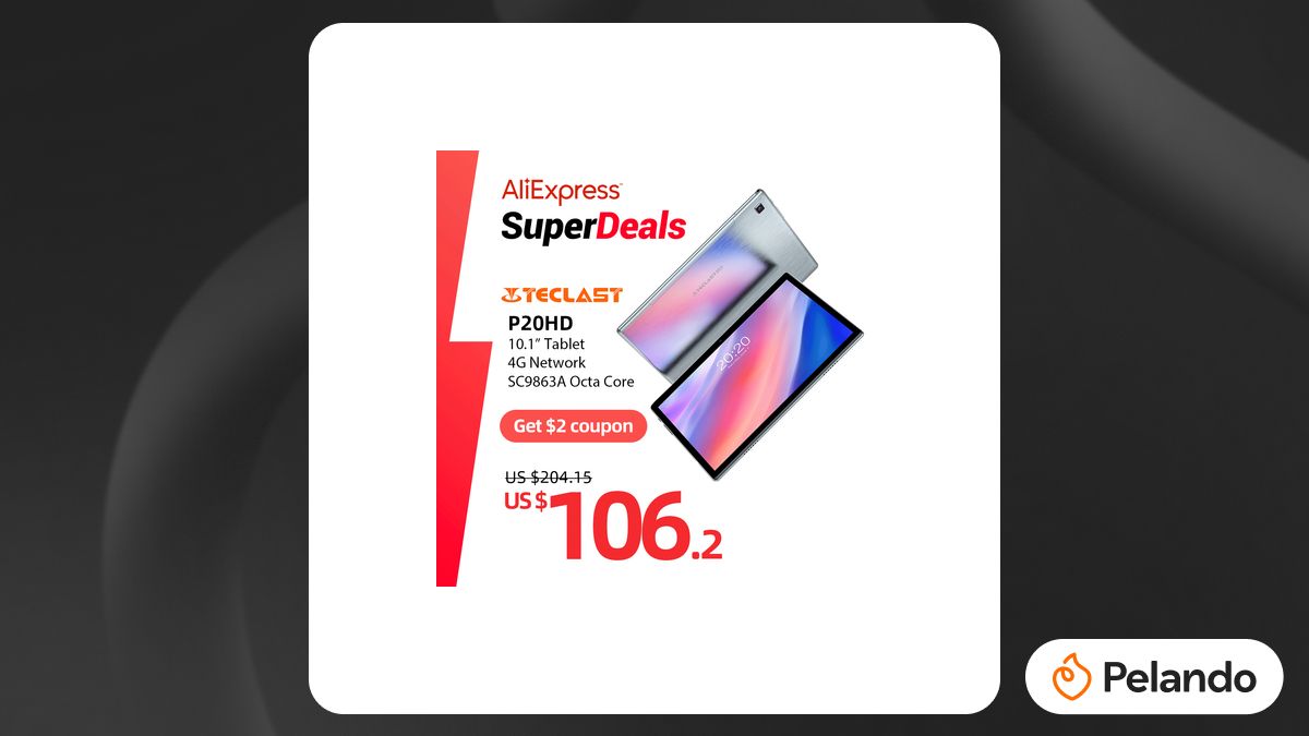 Por R$ 544: Tablet Teclast p20hd com tela de 10.1" com Android 10, 64 ...