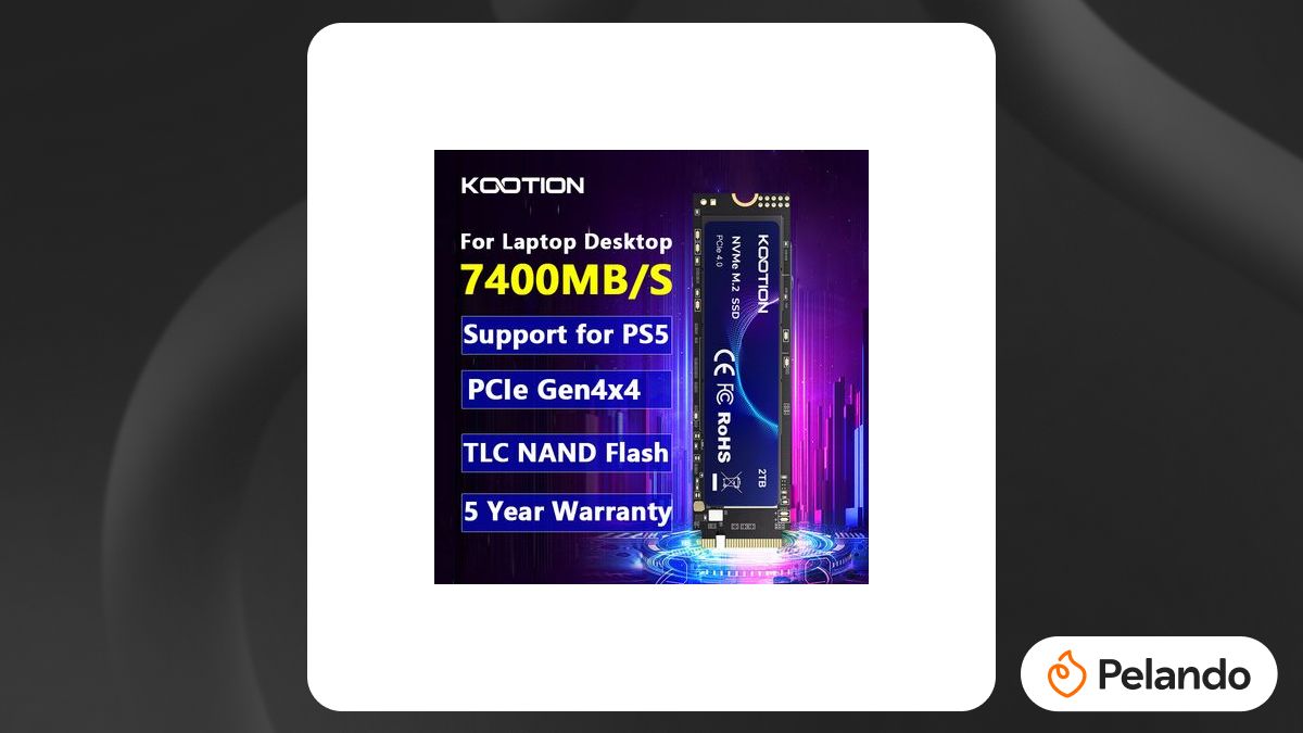 Por R$ 697: NVMe 2TB KOOTION X16Plus 4.0x4 2280 | Pelando