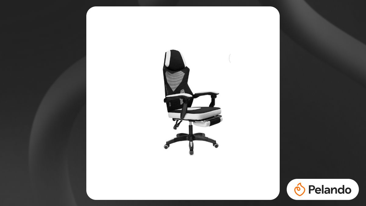 Por R$ 386: Cadeira Gamer Escritório Prizi Infinity - Branca | Pelando