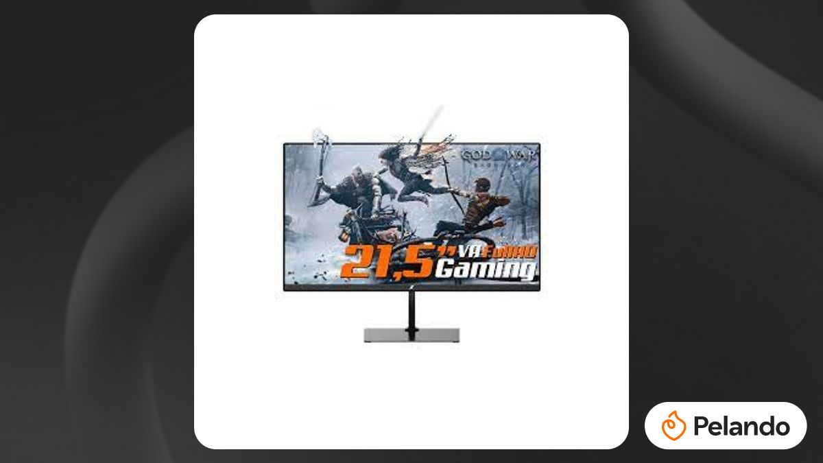 Por R$ 549: Monitor Gamer SuperFrame View, 21,5 Pol, Full HD, 75Hz ...