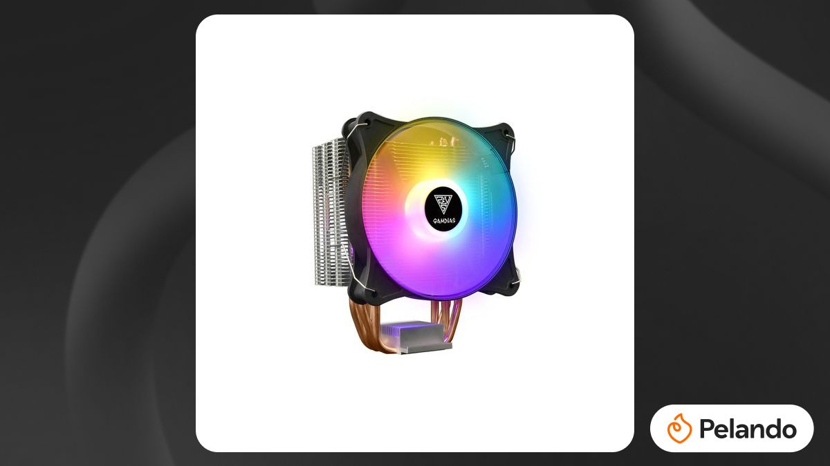 Por R$ 79,99: Cooler para Processador Gamdias Boreas E1-410 LITE, RGB ...