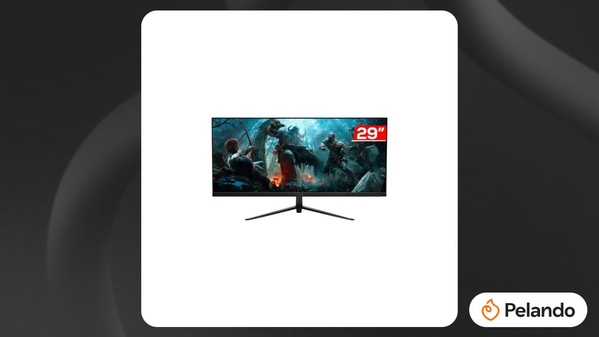 Por R$ 1.059: MONITOR GAMER PICHAU NEXUS WIDE 29, 29 POL, IPS ...