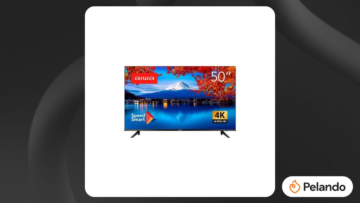 Por R$ 1.499: Smart Tv Aiwa 50 Polegadas Aws-Tv-50-Bl-01 4k Uhd Led ...
