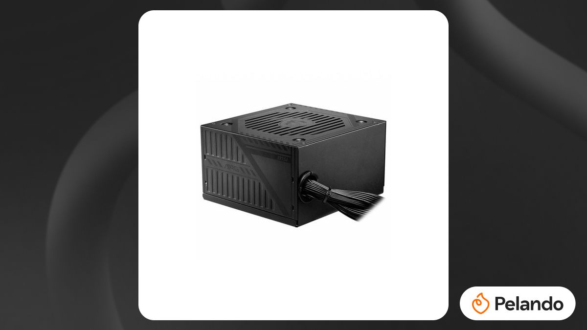 Por R$ 289: Fonte MSI MAG A600DN, ATX, 600W, 80 PLUS, PFC Ativo ...