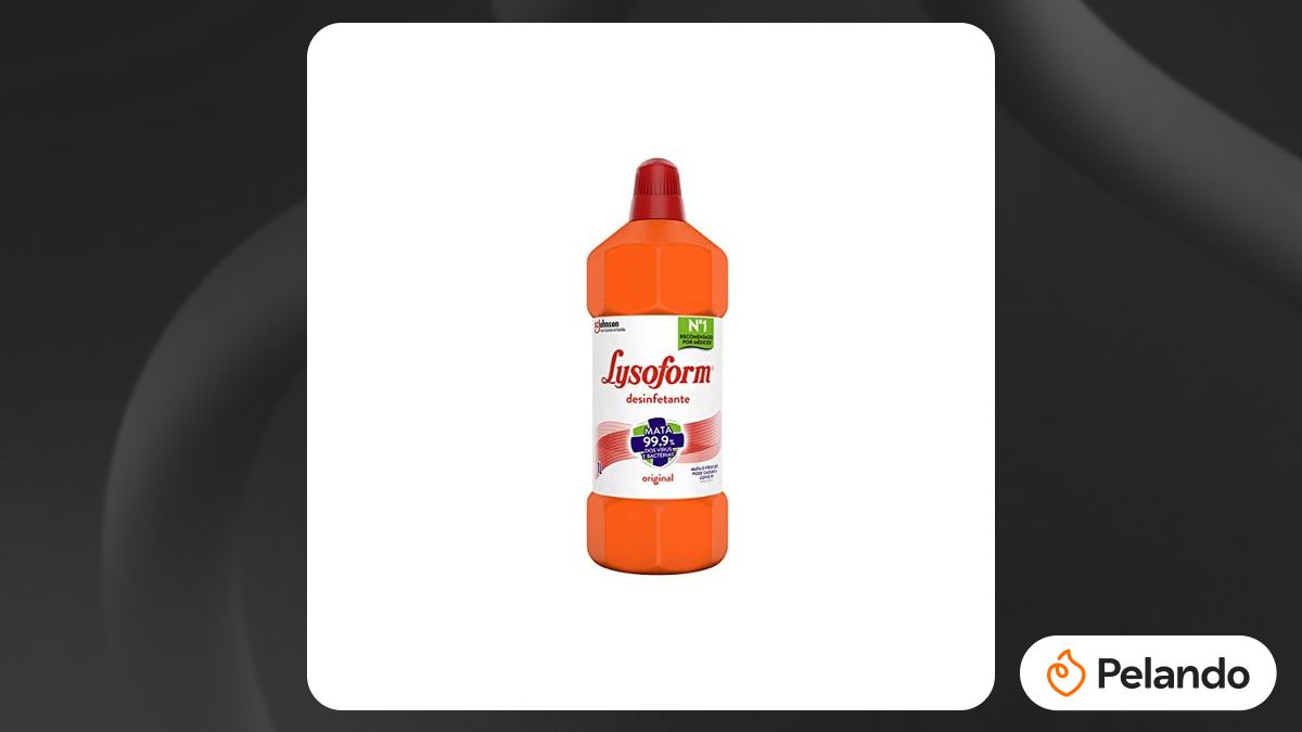 Por R$ 9,90: Lysoform Desinfetante Bruto Original 1 L, Orange | Pelando