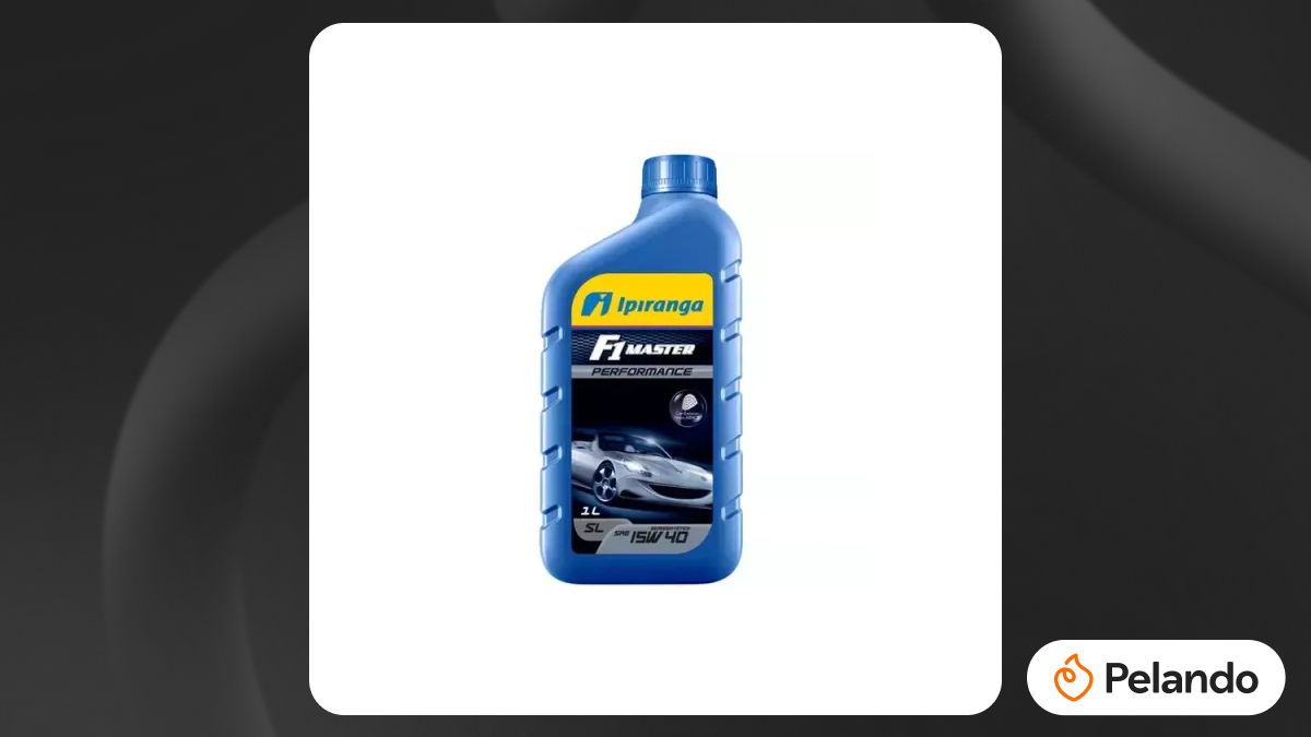 Por R$ 24,70: Óleo Lubrificante do Motor Ipiranga F1 Master Performance ...