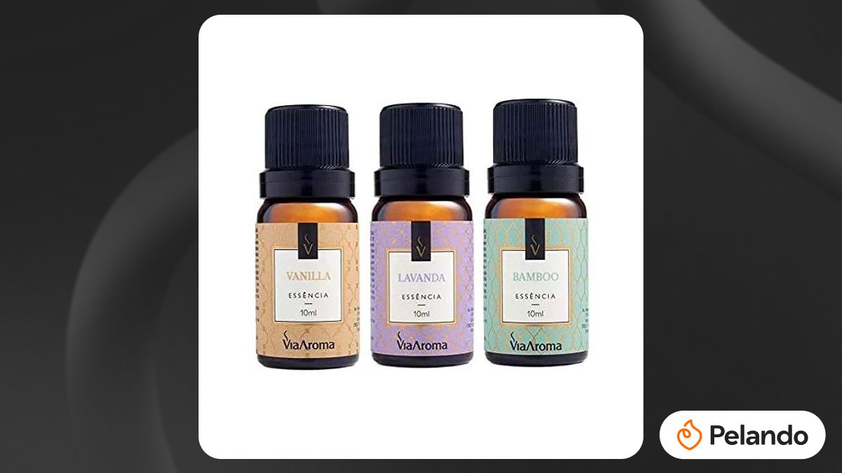 Por R$ 31,99: Kit com Essências De Vanilla, Lavanda E Bamboo, 3X10ML ...