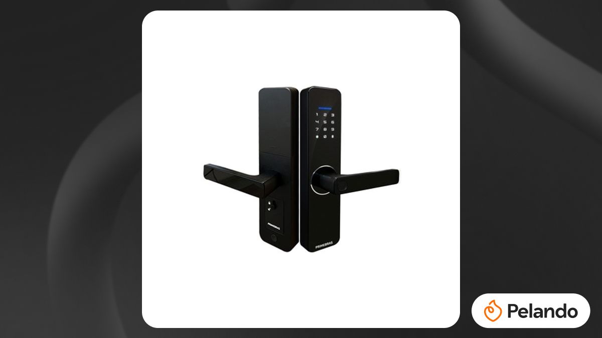Por R$ 643: Fechadura Digital Eletrônica Biométrica Primebras Rio Com ...