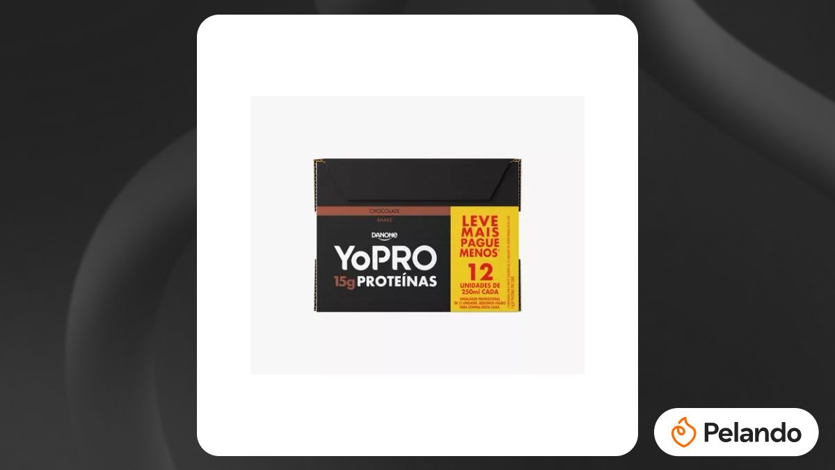 Por R$ 78,94: Yopro 15g High Protein Caixa 250ml Cada 12 Unidades | Pelando