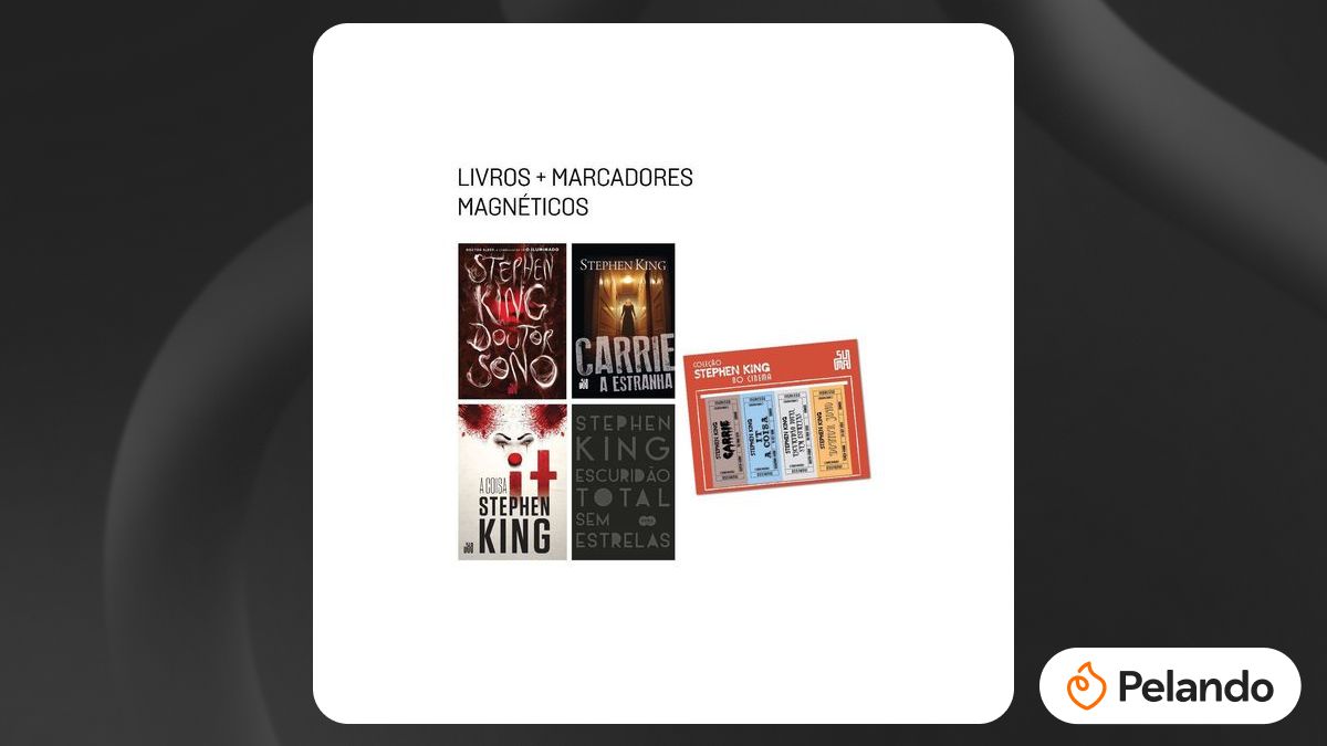 Por R$ 75,90: Livro - Kit Stephen King No Cinema | Pelando