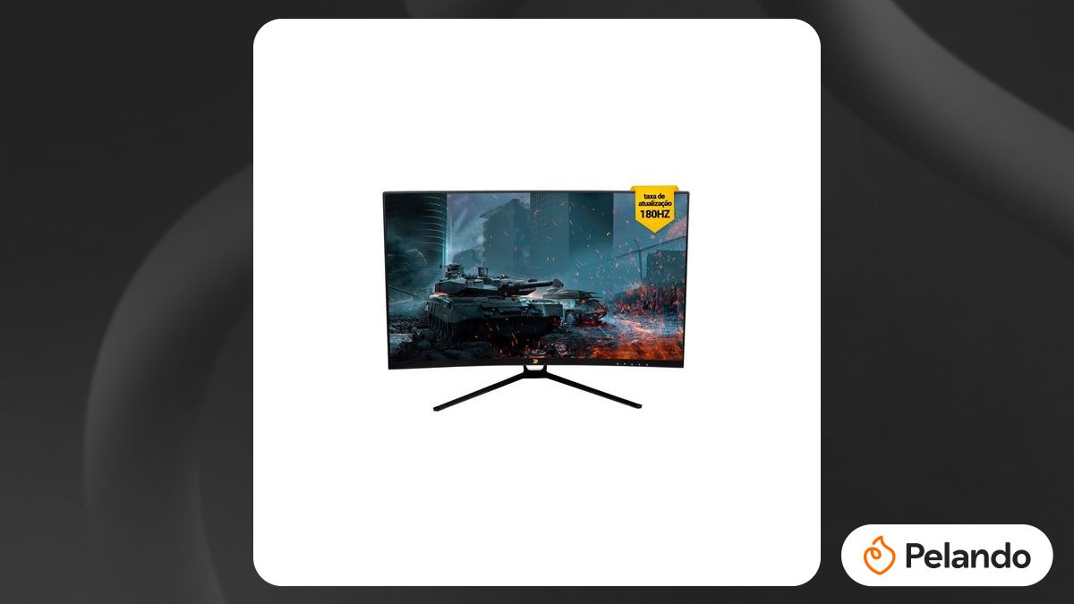 Por R$ 827: [App] Monitor Gamer Curvo KBM! GAMING MG320 27, 180Hz, Full Hd, 1ms, DisplayPort e ...