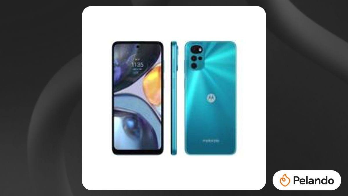 Por R$ 971: Smartphone Motorola Moto G22 128GB Azul 4G 4GB RAM Tela 6,5 ...